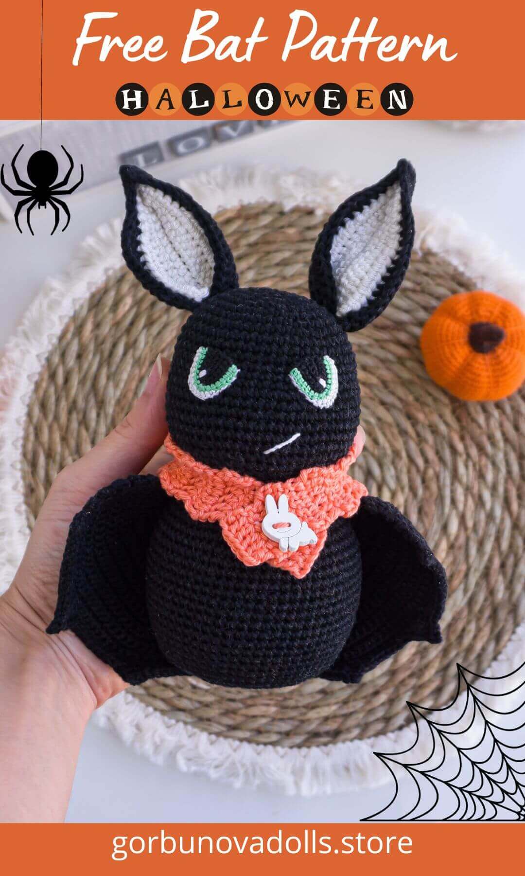 Crochet Bat Pattern Free | GorbunovaDolls