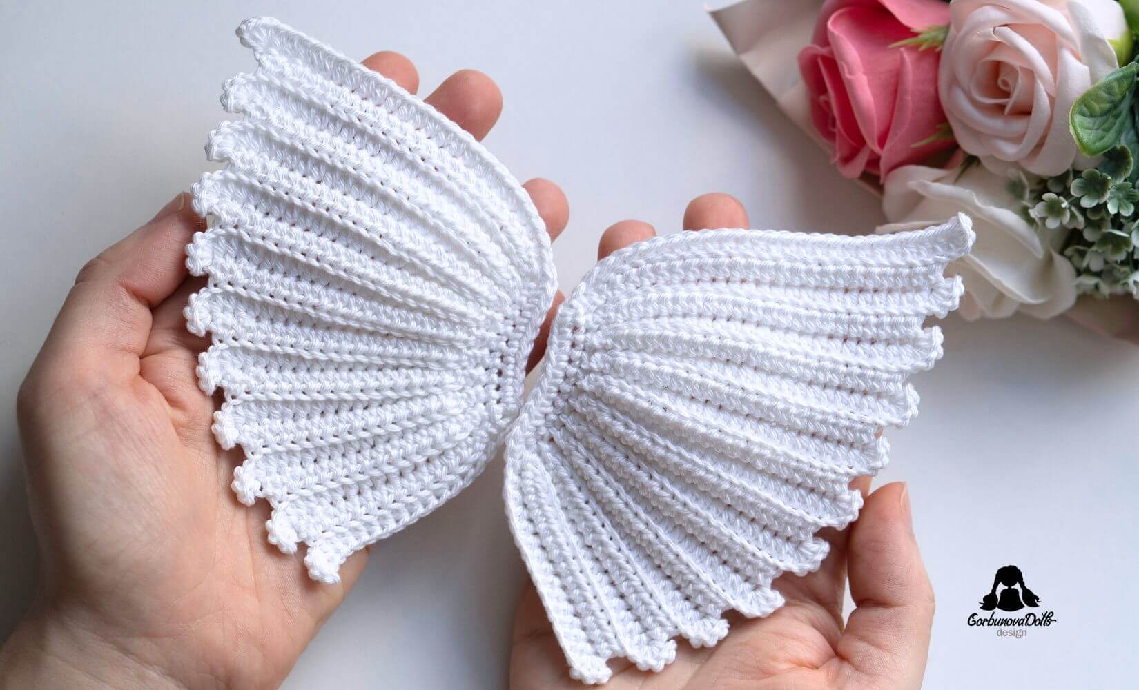 Crochet Angel Wings Free Pattern | GorbunovaDolls