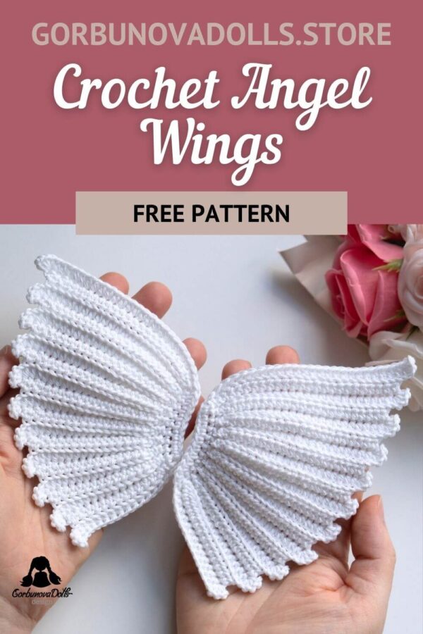 Crochet Angel Wings Free Pattern | GorbunovaDolls