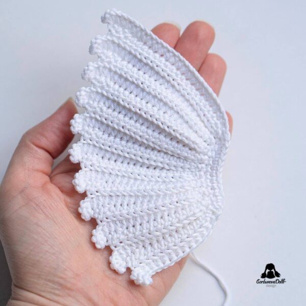 Crochet Angel Wings Free Pattern | GorbunovaDolls