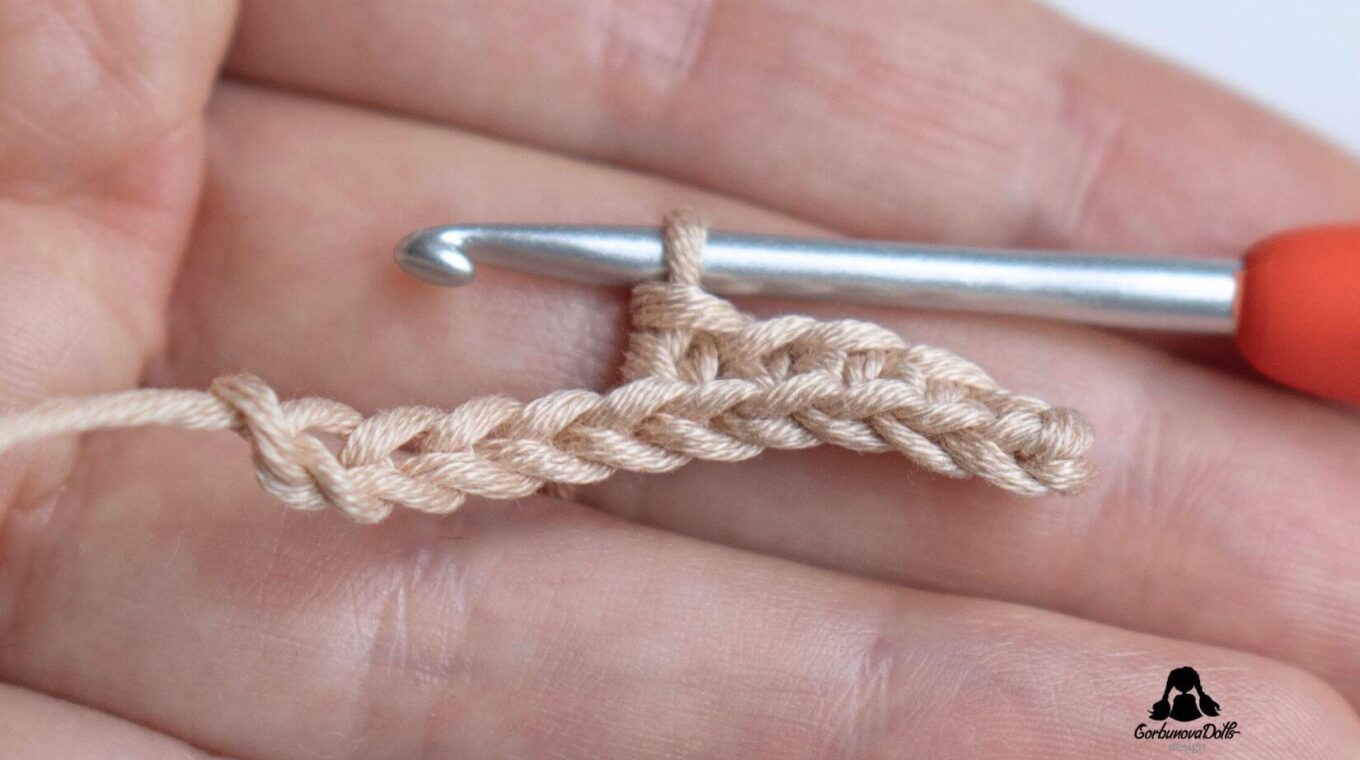 How to Do the X-shaped Single Crochet Stitch | GorbunovaDolls
