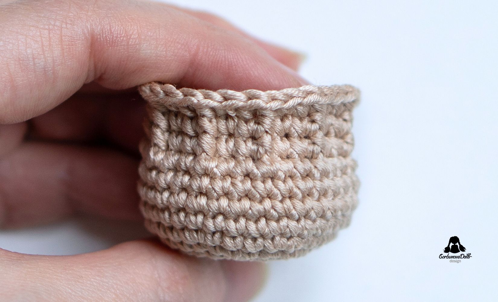 How to make a Front Post Single Crochet (FPsc) | GorbunovaDolls