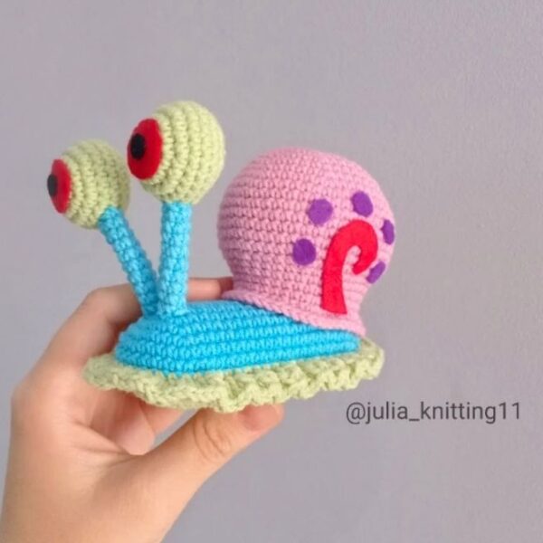 Free Gary the Snail Crochet Pattern - Amigurumi Tutorial