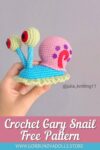 Free Gary the Snail Crochet Pattern - Amigurumi Tutorial